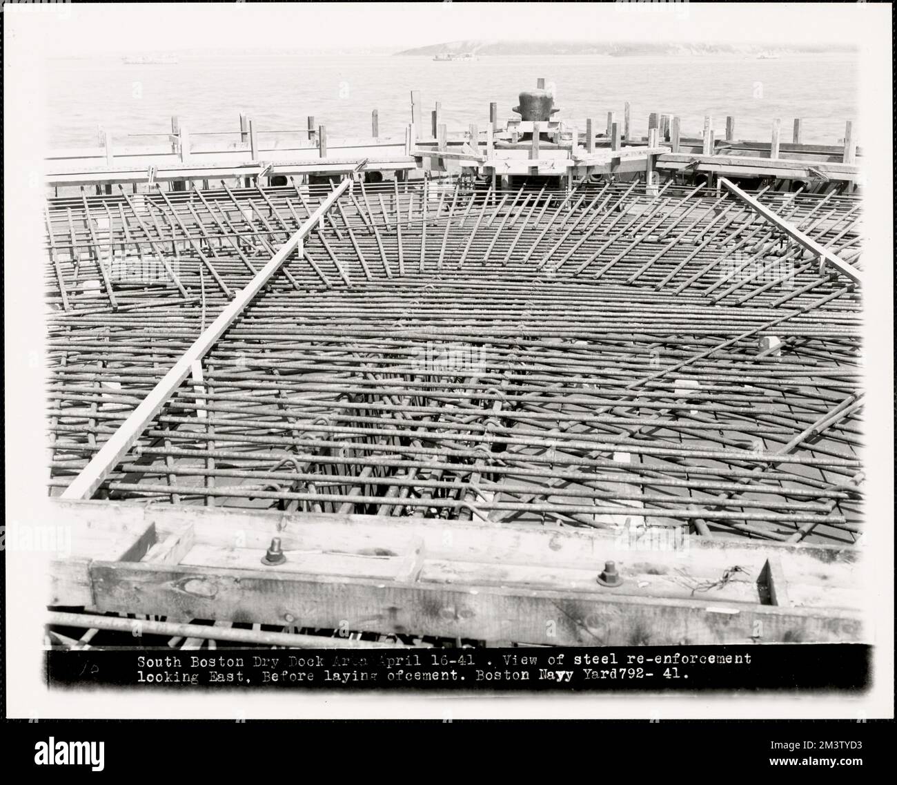 South Boston Dry Dock Area April 16-41-view of Steel re-enforcement ...
