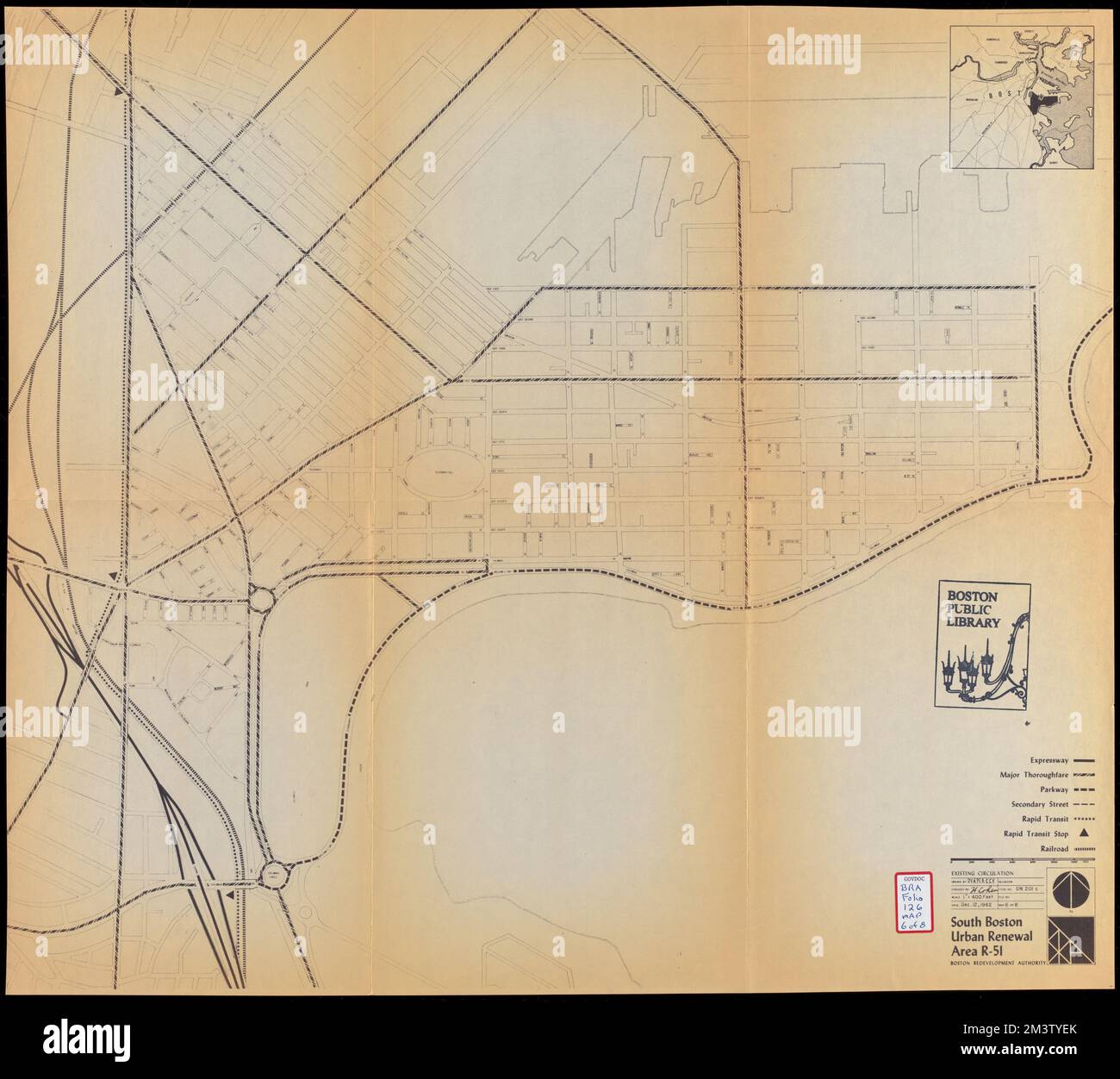 South Boston urban renewal area r-51 : existing circulation , South ...