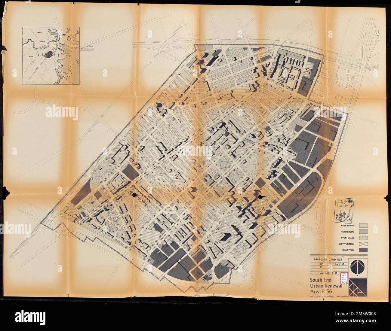 South End urban renewal area R-56 : proposed land use , South End ...