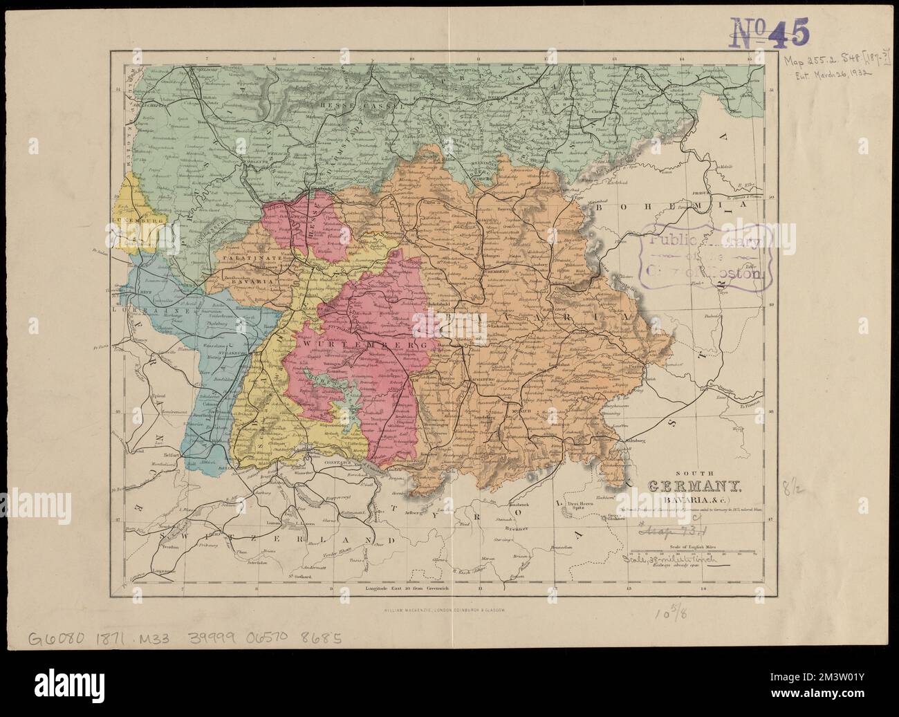 South Germany, (Bavaria, &c.) , Germany, Southern, Maps Norman B ...