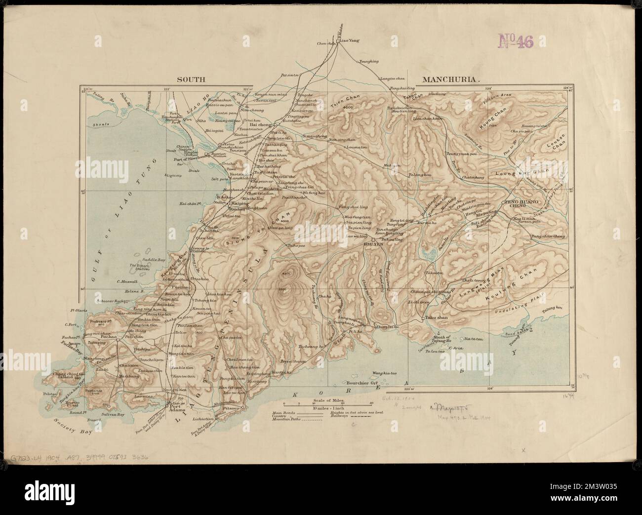 South Manchuria , Liaoning Sheng China, Maps Norman B. Leventhal Map ...