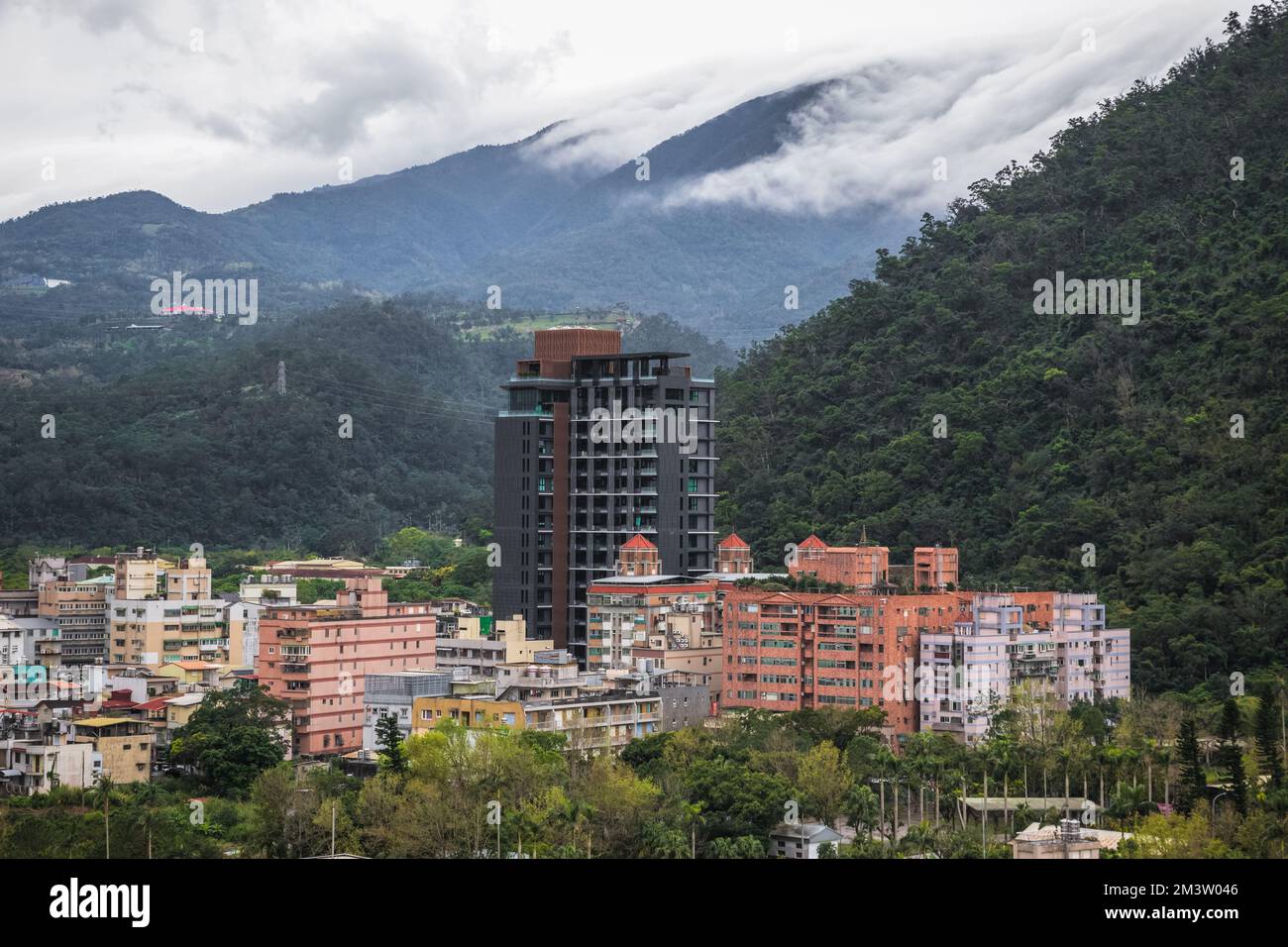 Mixture of old housings and new development in Jiaoxi, a township ...