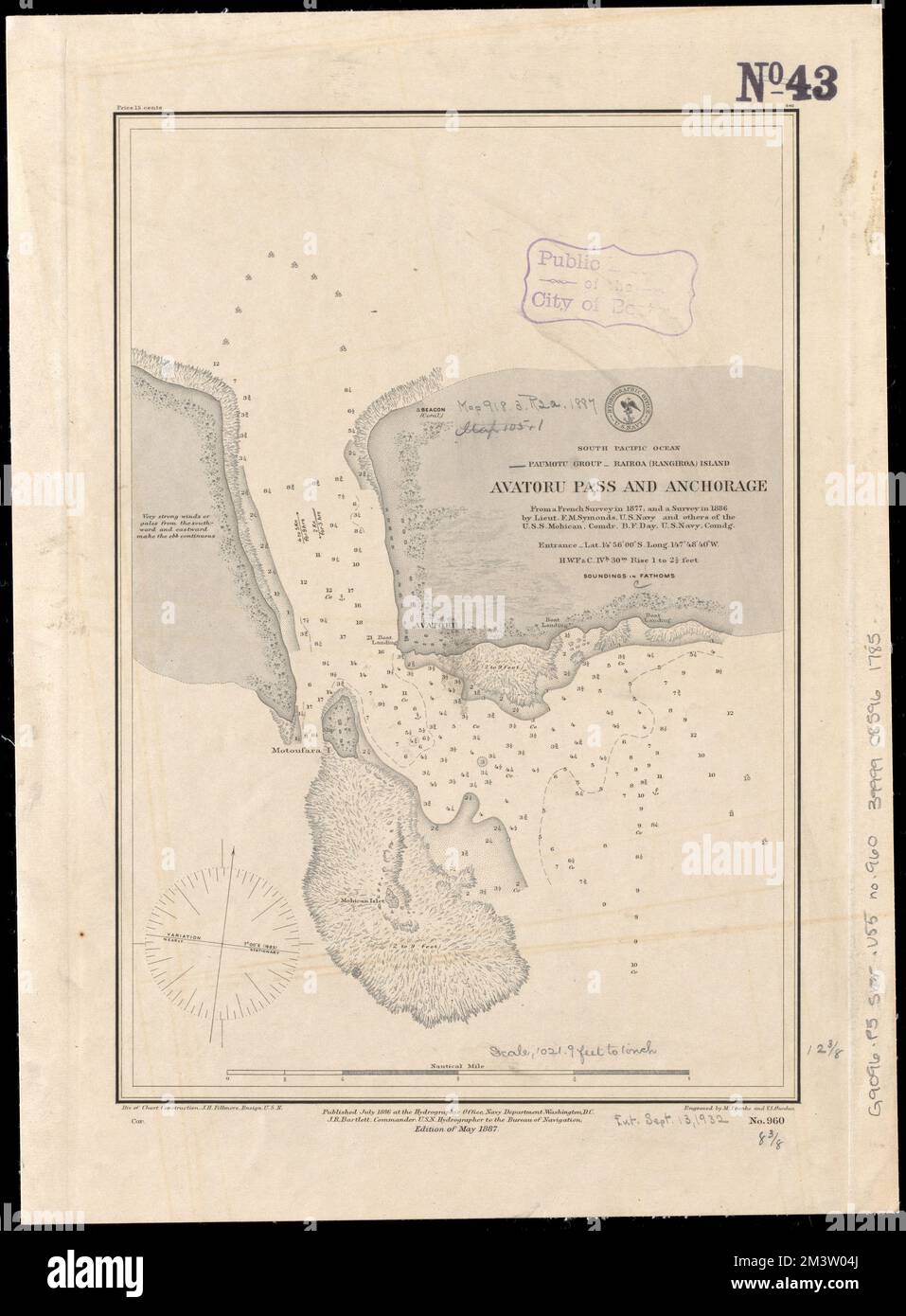 Rangiroa map hi-res stock photography and images - Alamy