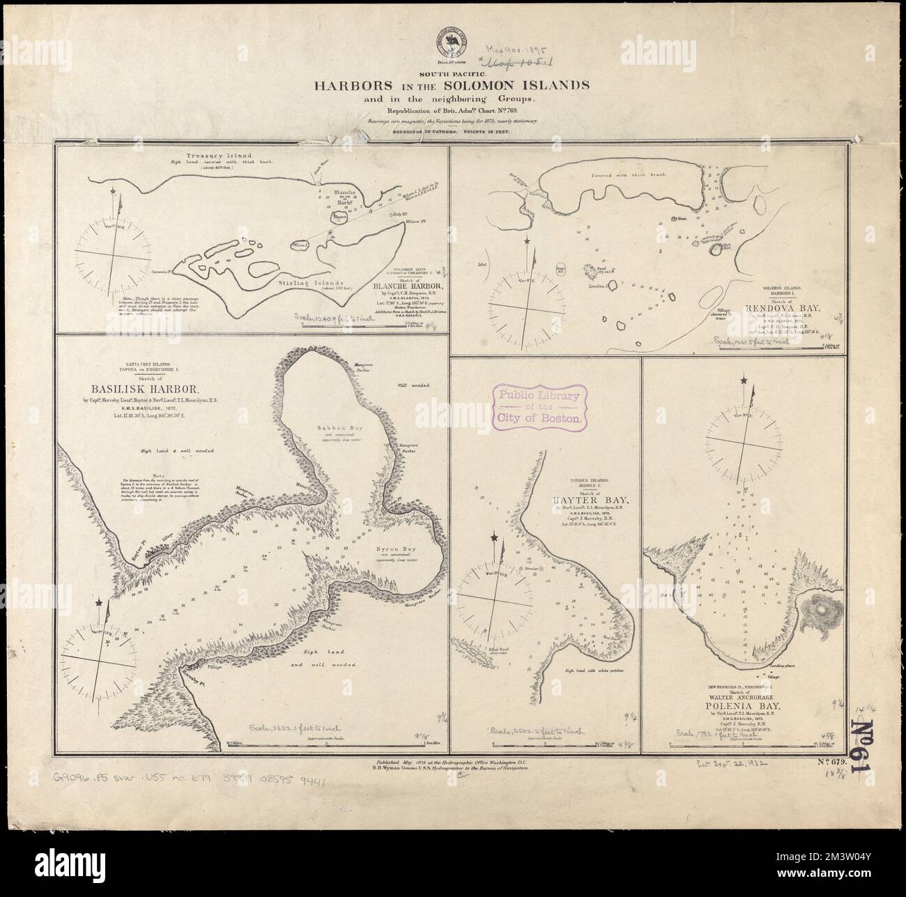 South Pacific, harbors in the Solomon Islands and in the neighboring ...