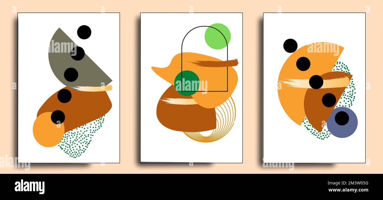 Boho minimalist wall decor vector minimalist illustrations hi-res stock ...