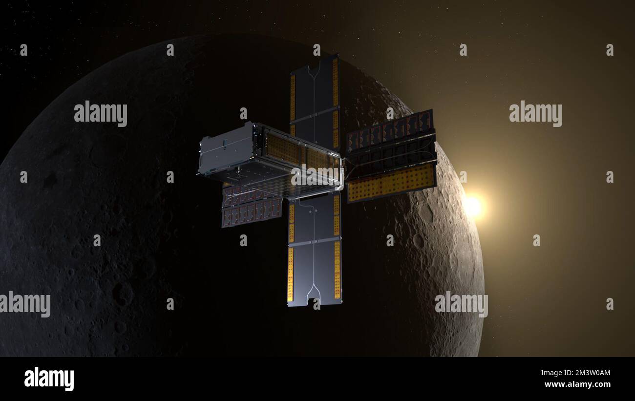 Space. 28th Nov, 2022. NASA's BioSentinel, a shoebox-sized CubeSat, is ...