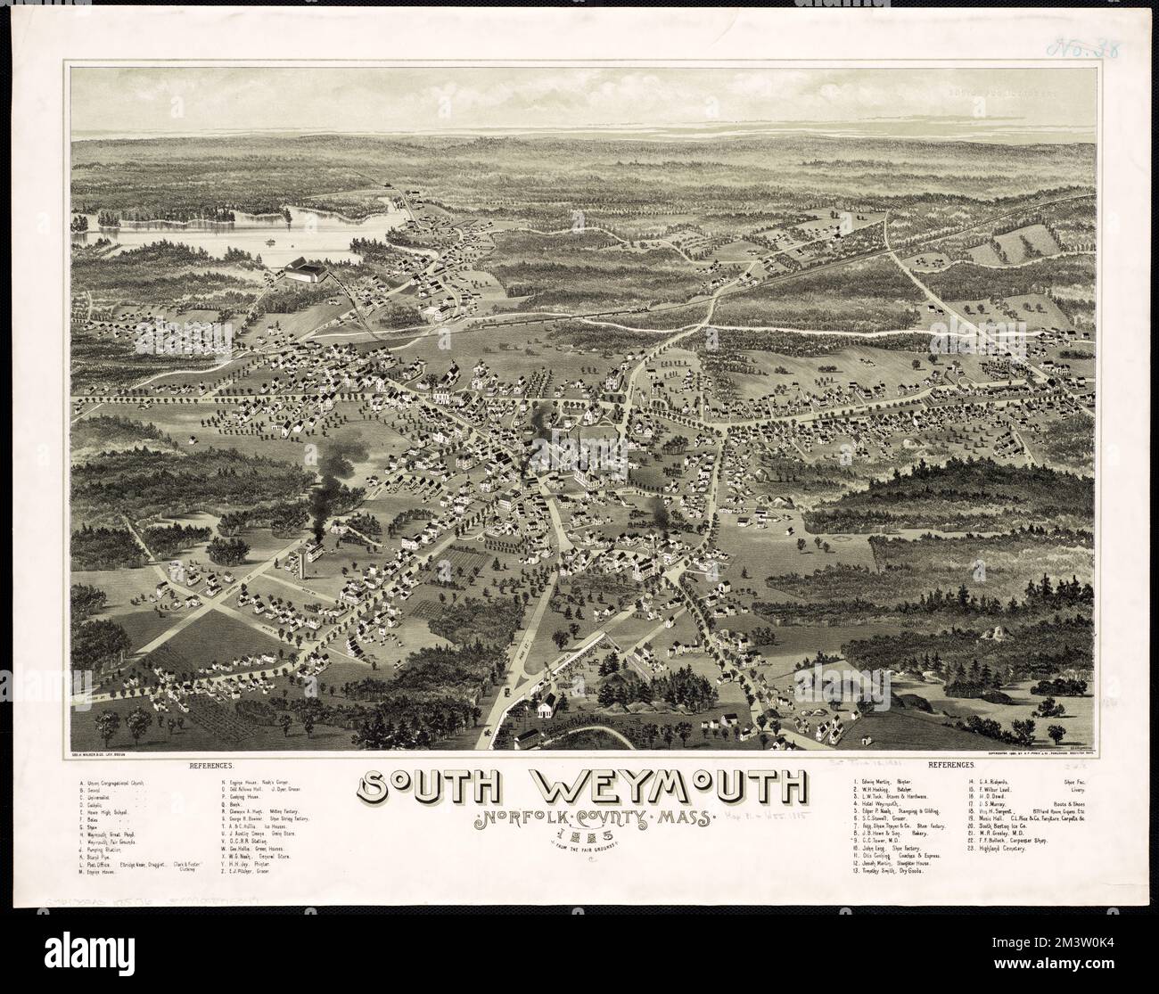 Weymouth map hi-res stock photography and images - Alamy