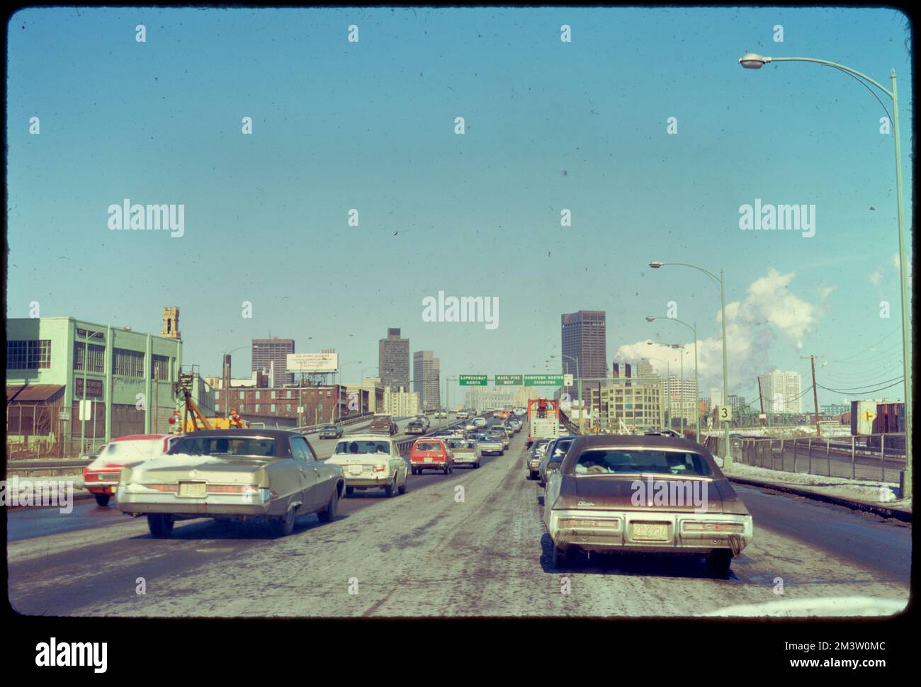 Southeast expressway traffic going toward Boston in autos instead of ...