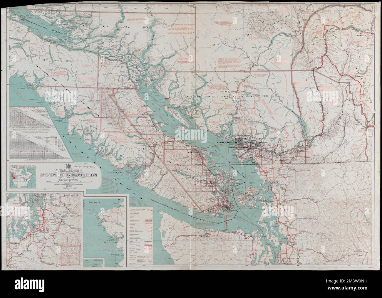 South western districts , British Columbia, Administrative and ...
