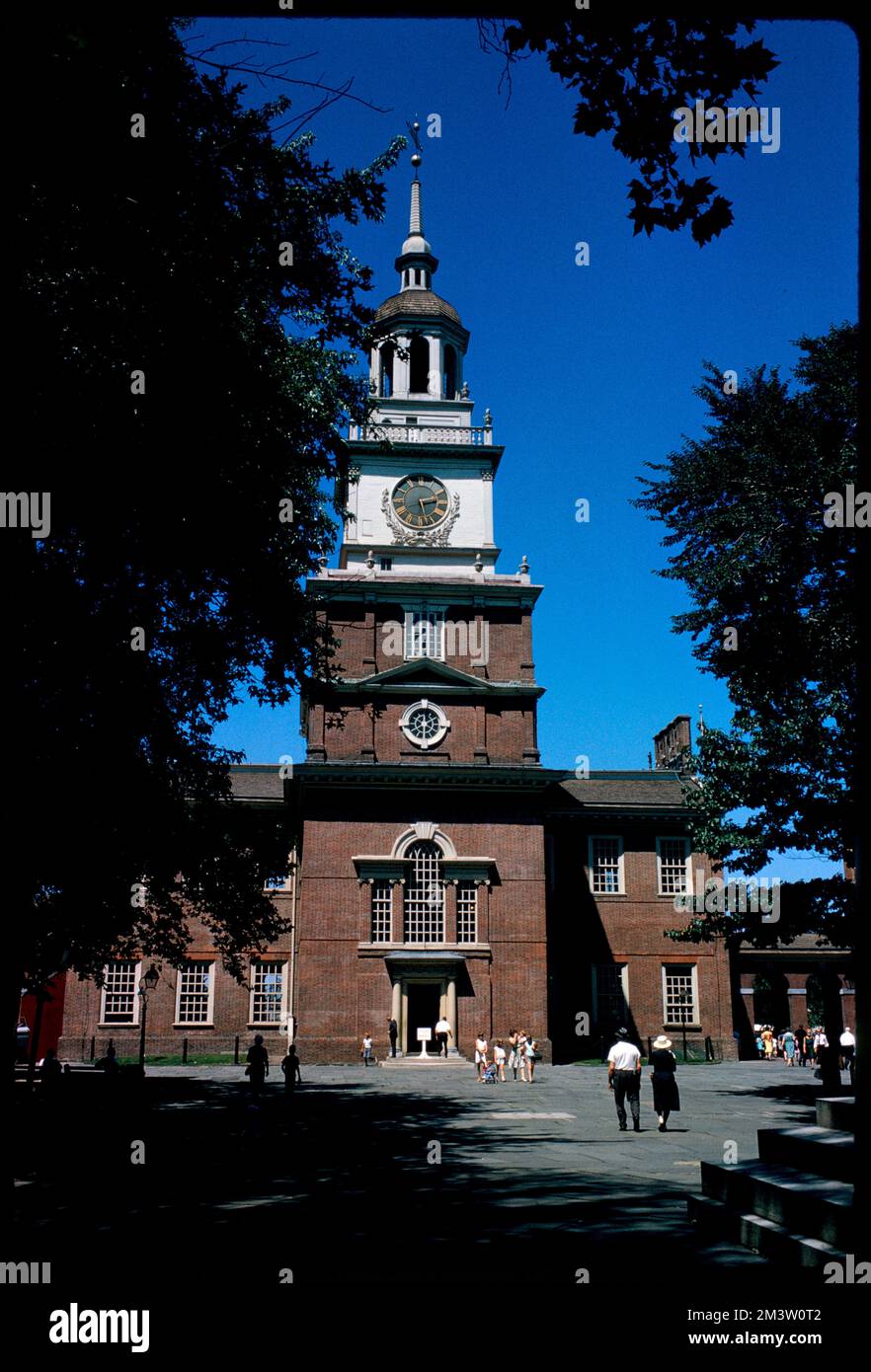 Southern face of Independence Hall, Philadelphia , Historic buildings ...