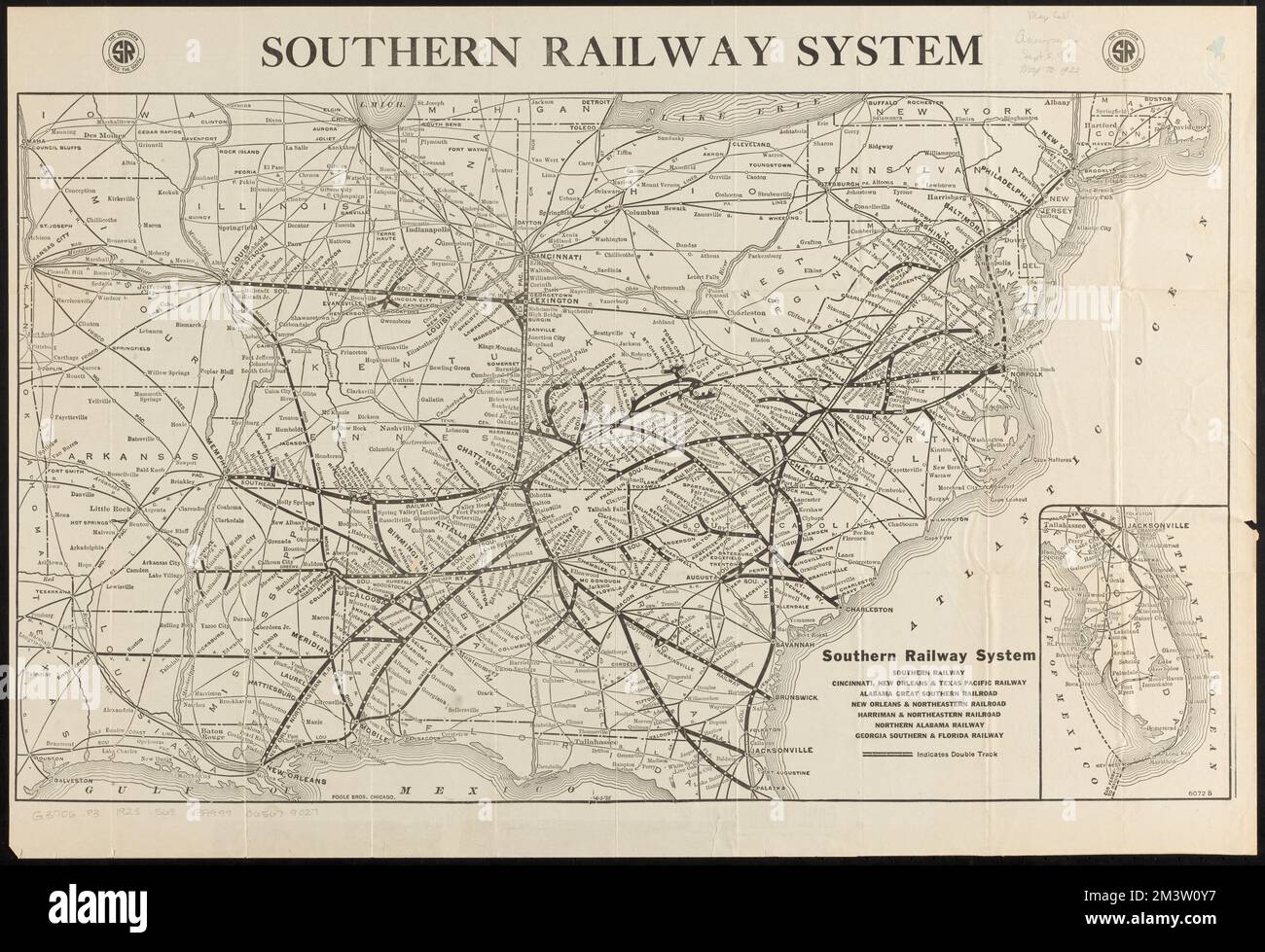 Southern Railway system , Railroads, Timetables, Railroads, East U.S ...
