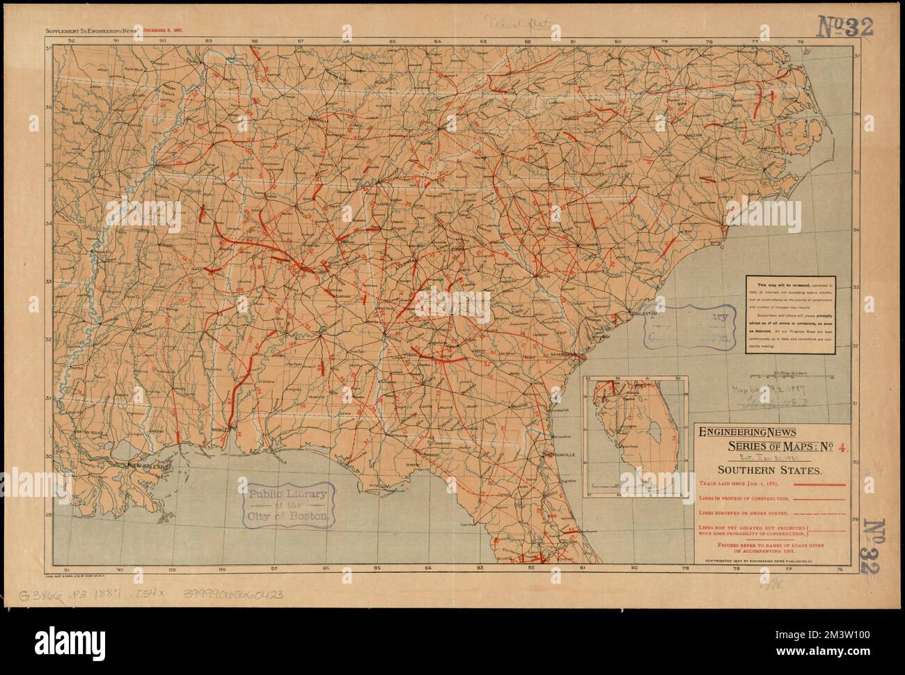 Southern States , Railroads, Southern States, Maps, Southern States ...