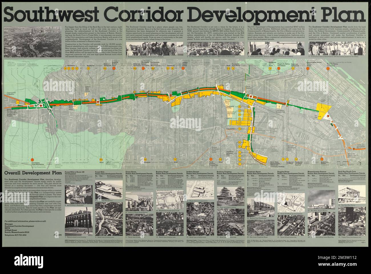 Southwest corridor development plan , City planning, Massachusetts ...
