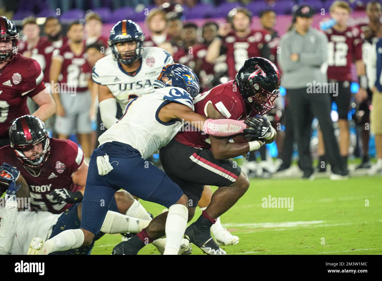 Orlando, Florida, USA, December 16, 2022, Troy Trojans running back ...