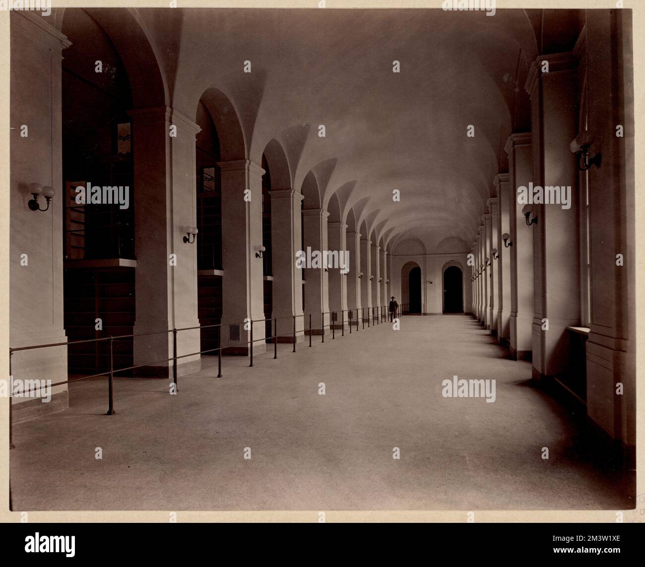 Special Libraries: west corridor, completed, construction of the McKim ...