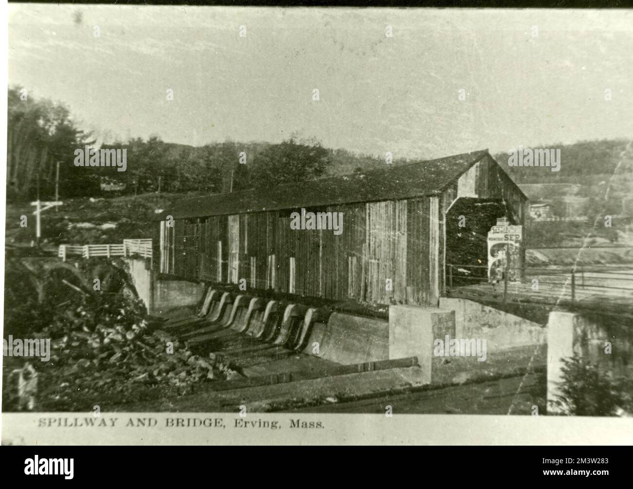 Spillway and Bridge, Erving, Mass. , Bridges, Massachusetts, Erving ...