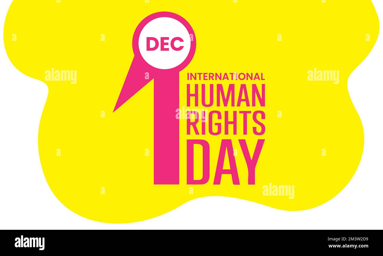 Human Rights Day for freedom. Web banner for social equality ...