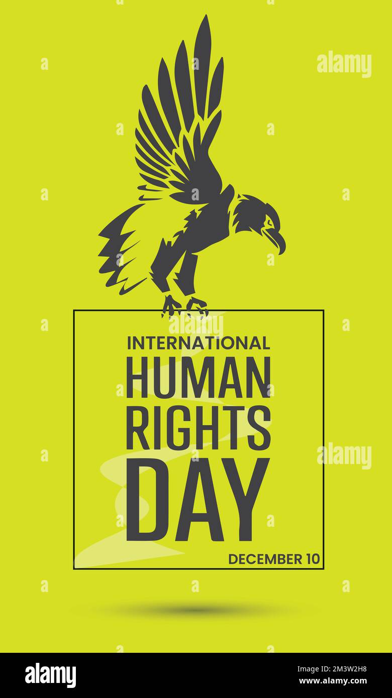 Human Rights Day for freedom. Web banner for social equality ...