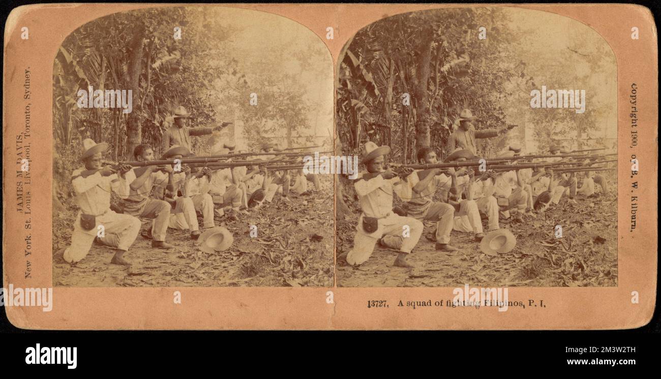 A squad of fighting Filipinos, P. I. , Firearms, Revolutionaries ...