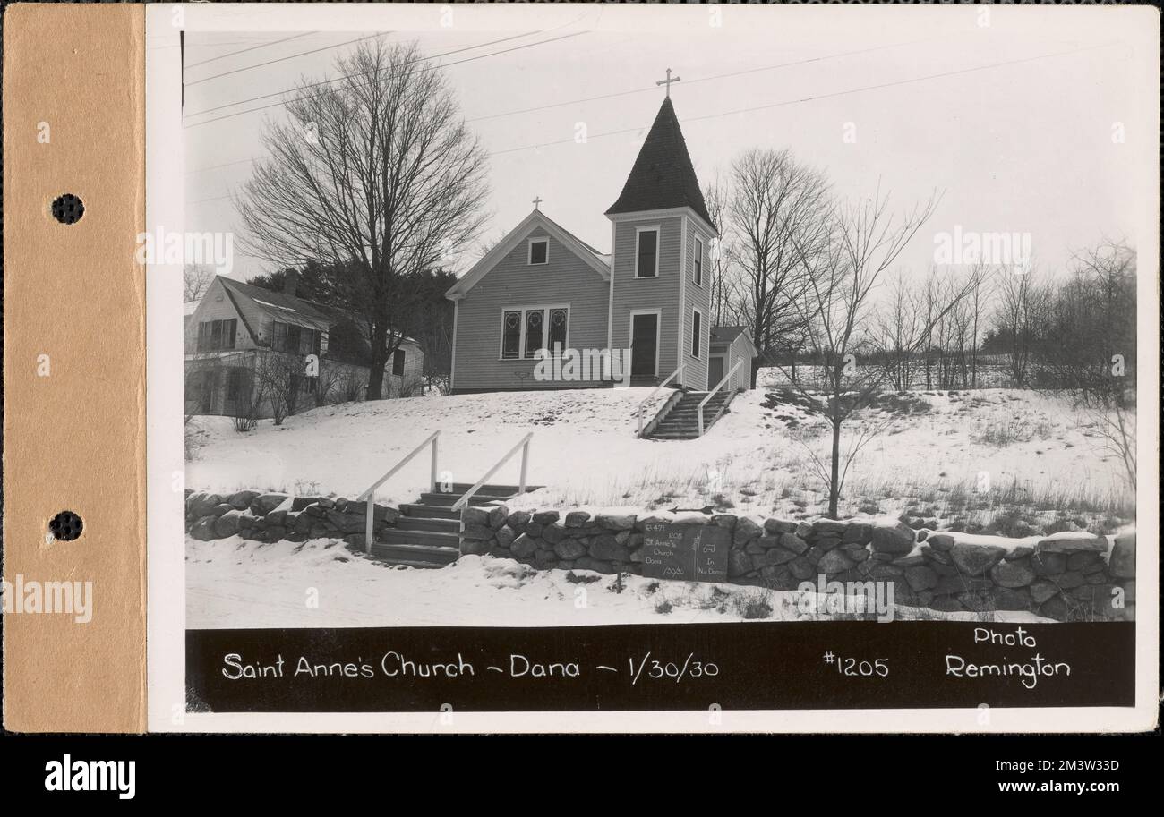 St. Anne's Church (Catholic), church, North Dana, Dana, Mass., Jan. 30, 1930 : Parcel no. 471 ...