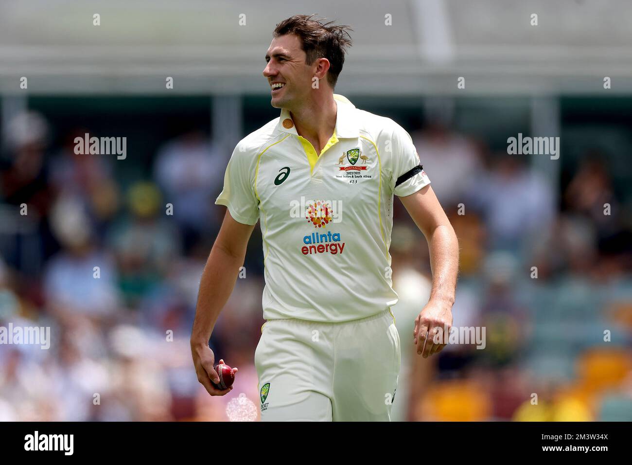 Brisbane, Australia. 17th Dec, 2022. Pat Cummins of Australia smiles ...