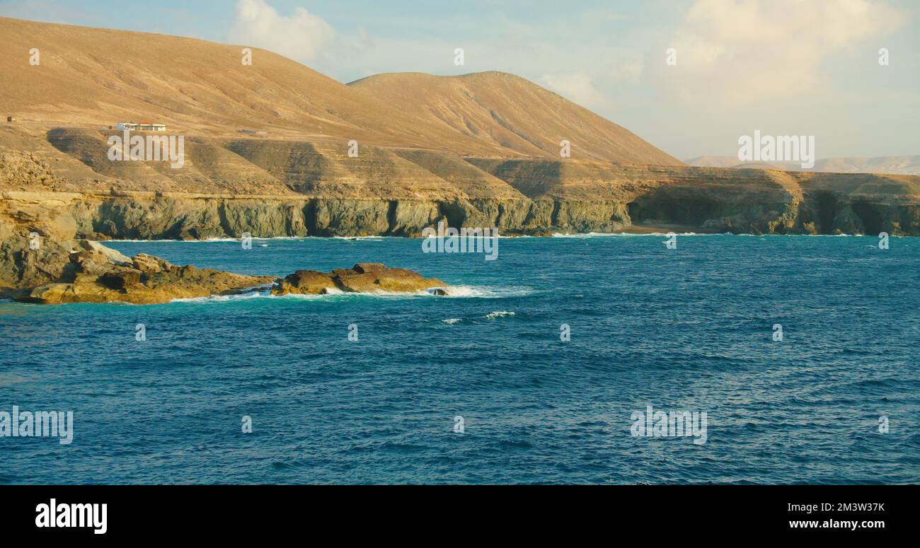 Rocks and Cliffs of town Ajuy in Fuerteventura, Canary Islands, Spain ...