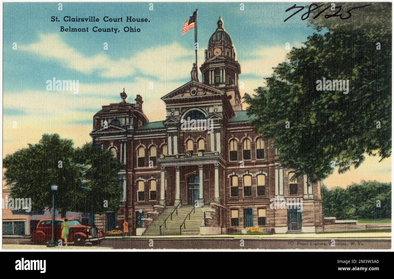 St. Clairsville Court House, Belmont County, Ohio , Courthouses ...