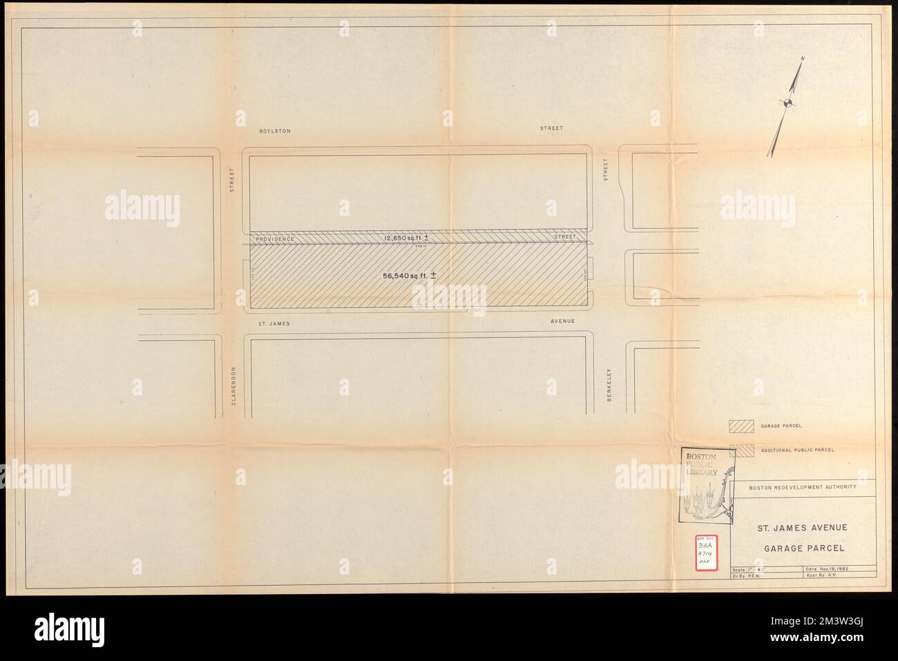 St. James Avenue garage parcel , Parking garages, Massachusetts, Boston ...