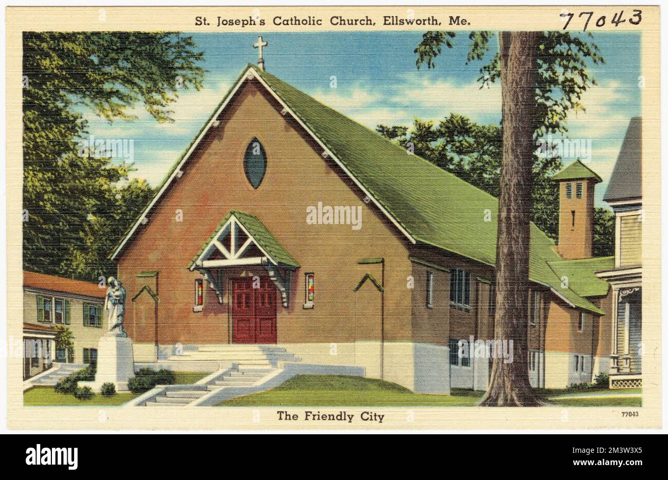St. Joseph's Catholic Church, Ellsworth, Me, the friendly city ...
