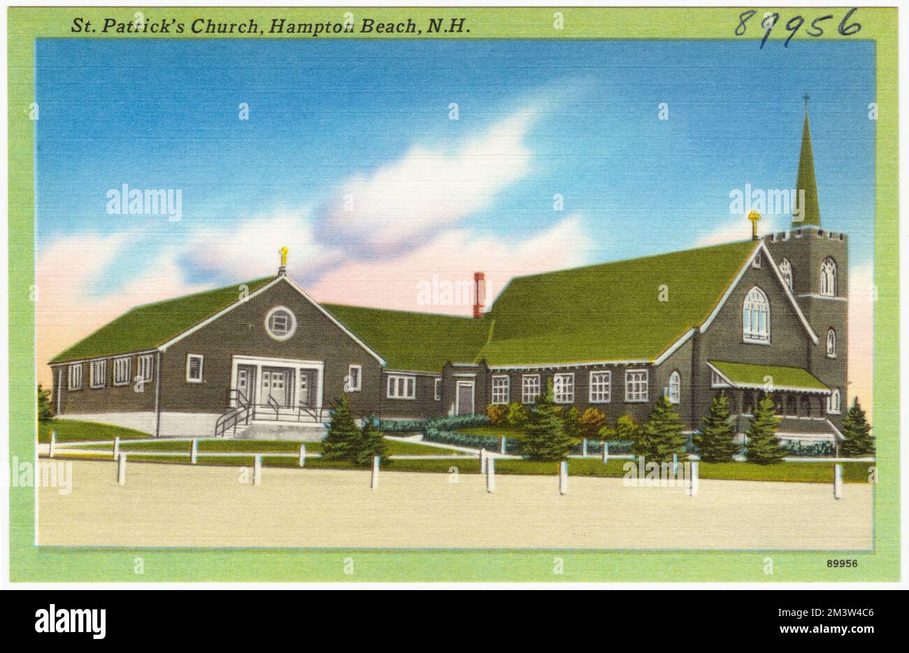 St. Patrick's Church, Hampton Beach, N.H. , Churches, Tichnor Brothers ...
