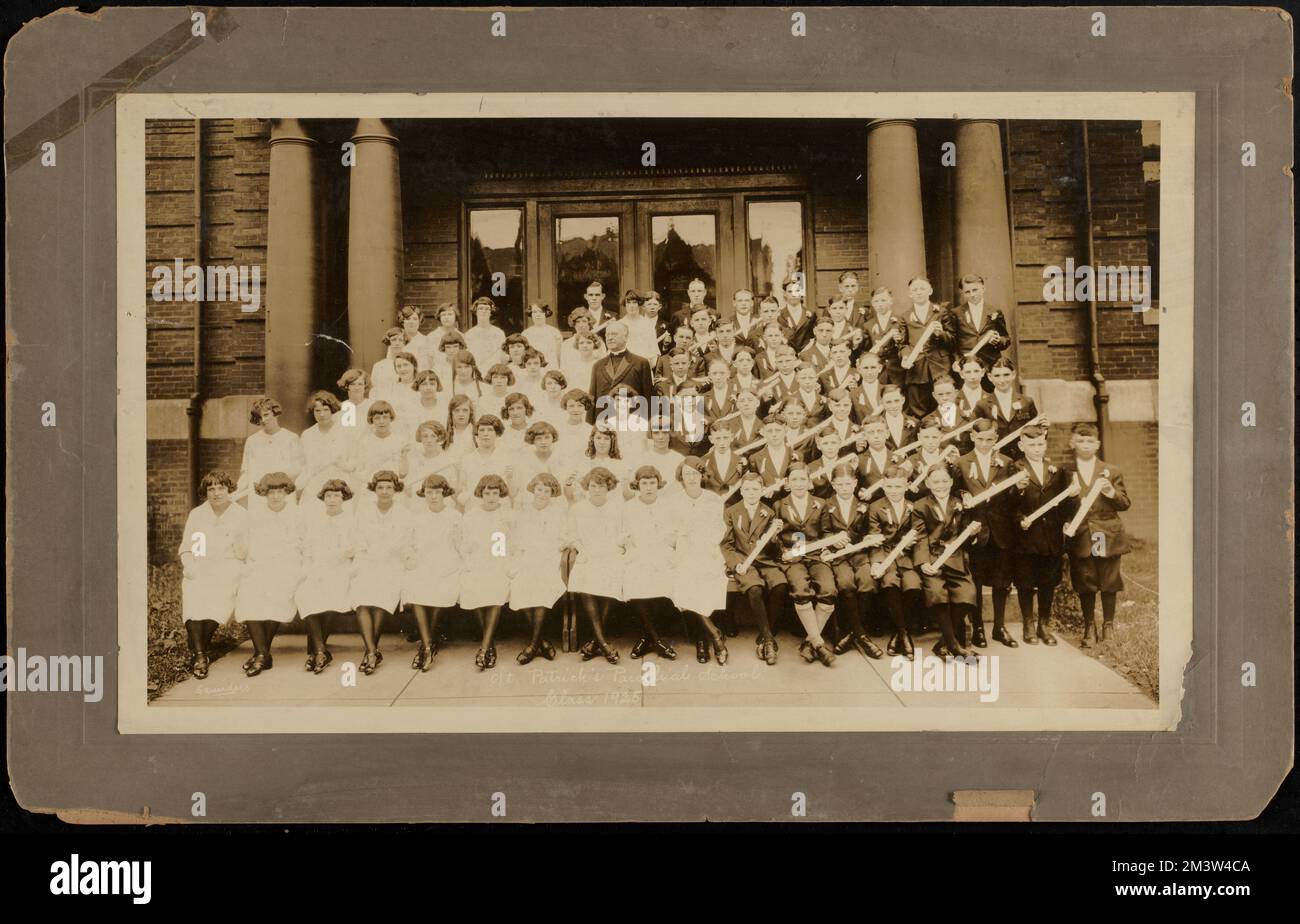 St. Patrick's Parochial School, class 1925 , School children, Saint ...