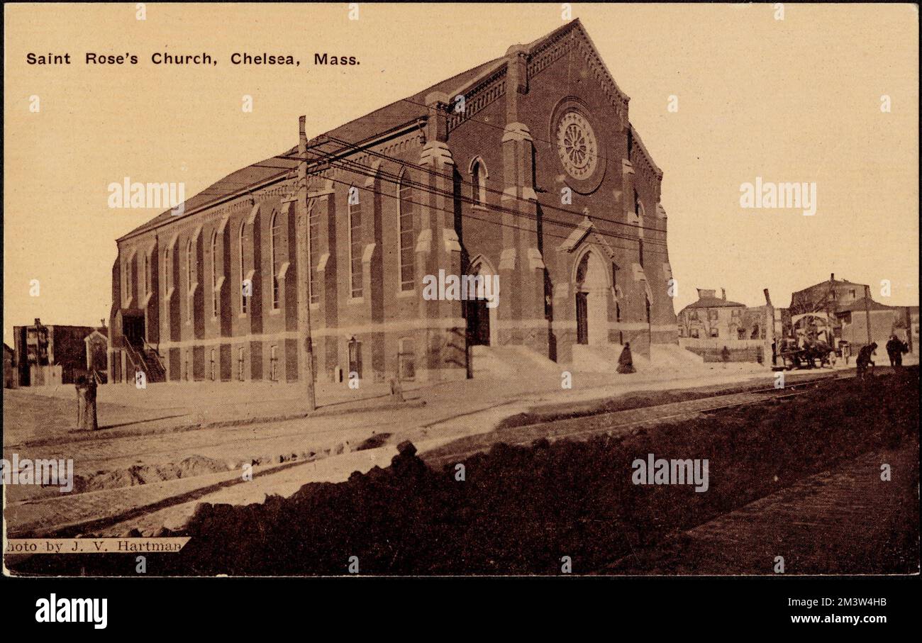 St. Rose's Church, Chelsea, Mass. , Catholic churches. Chelsea Public ...