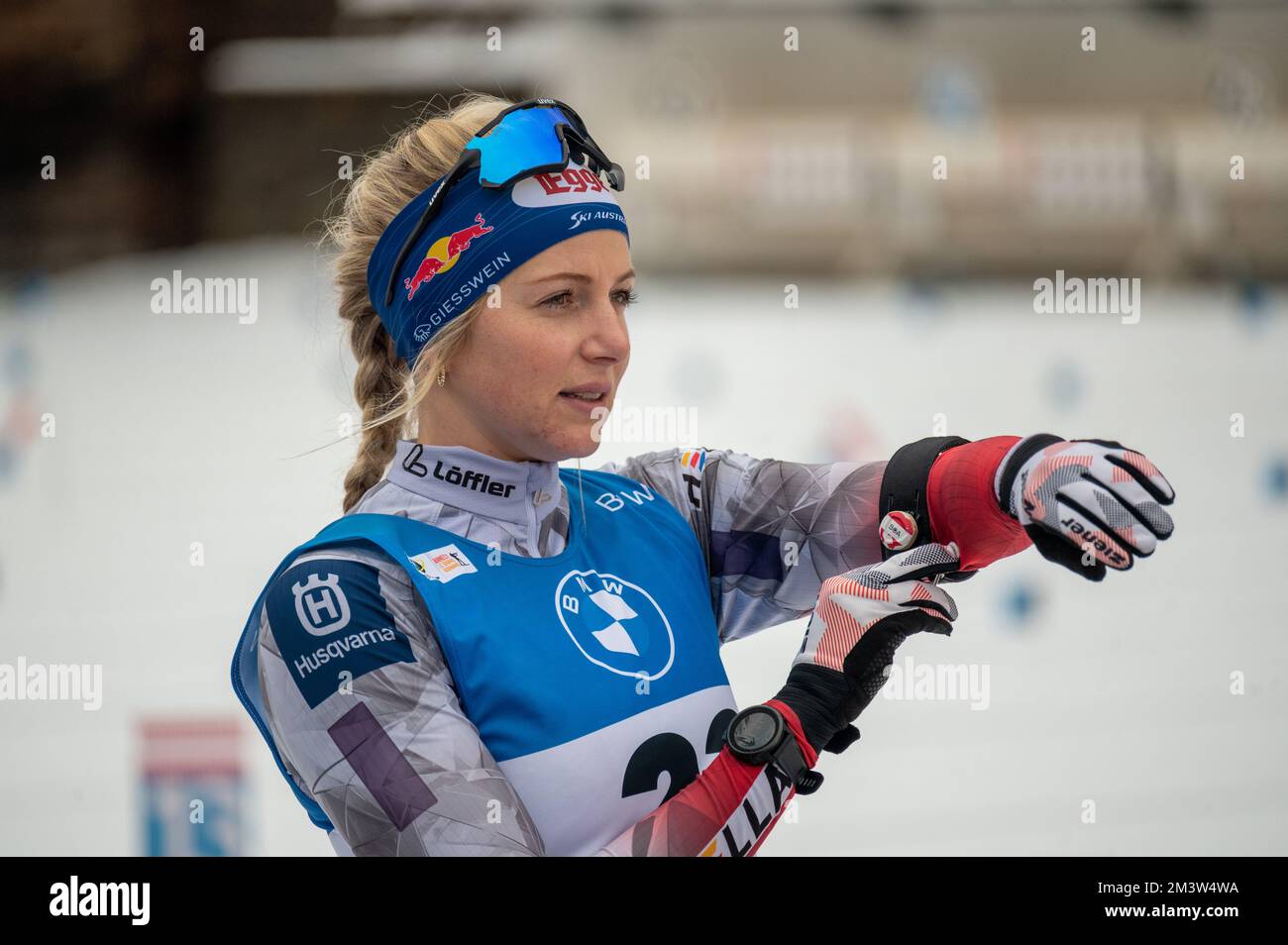 HAUSER Lisa Theresa during the BMW IBU World Cup 2022, Annecy - Le Grand-Bornand, Women's Sprint ...