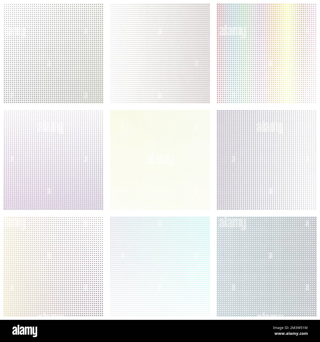 Set of geometric backgrounds. Abstract gradient patterns from medium ...