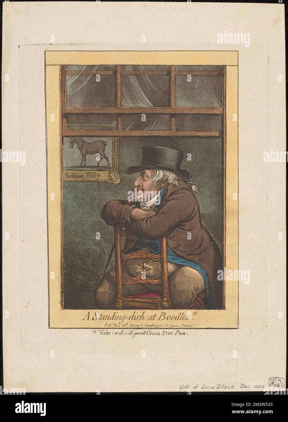 A standing-dish at Boodles , Clubs, Boodle's Club. James Gillray (1756 ...