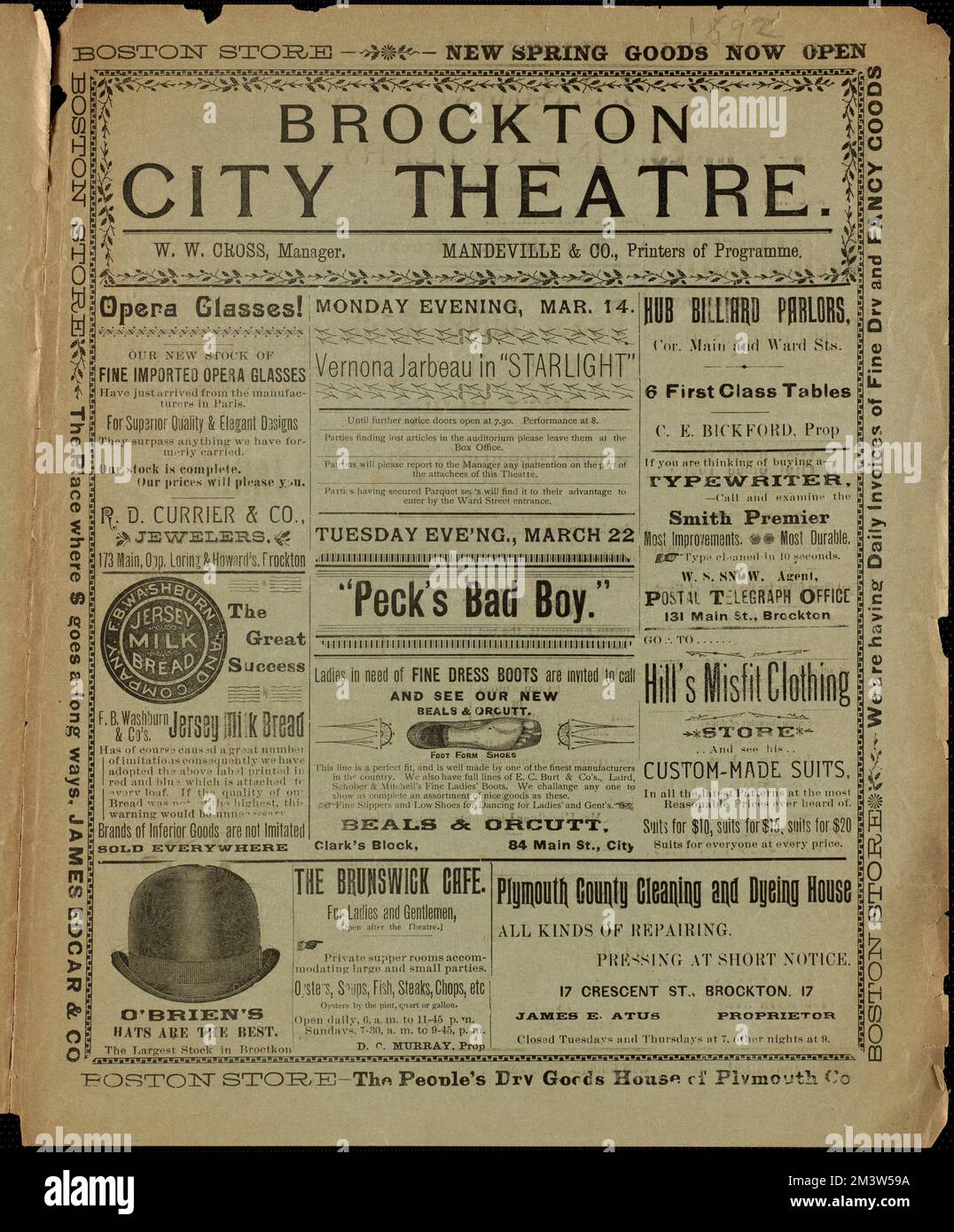 Starlight , Entertainment, Brockton Public Library Archival Collection ...