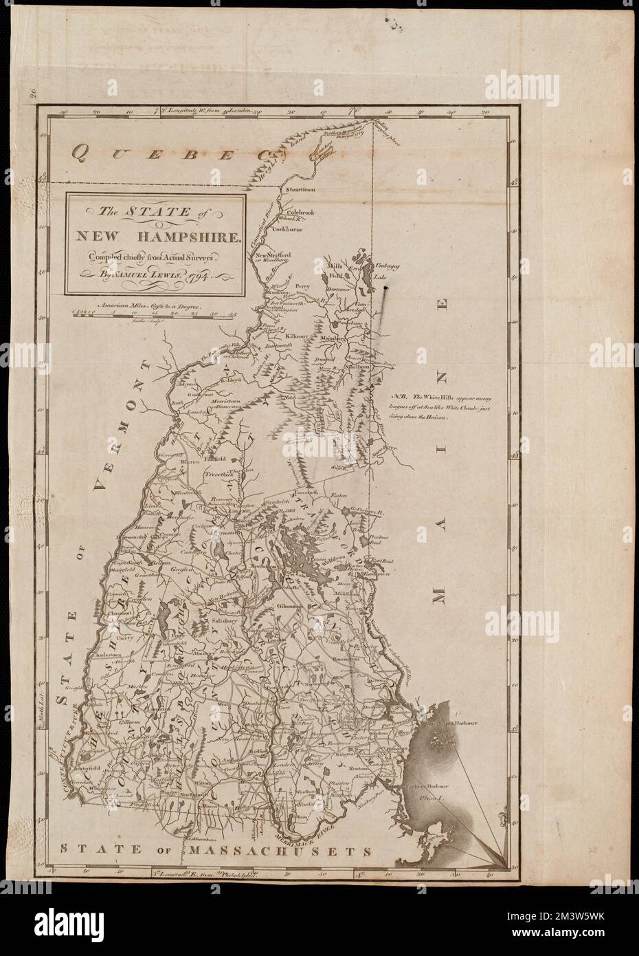 The state of New Hampshire : compiled chiefly from actual surveys , New ...