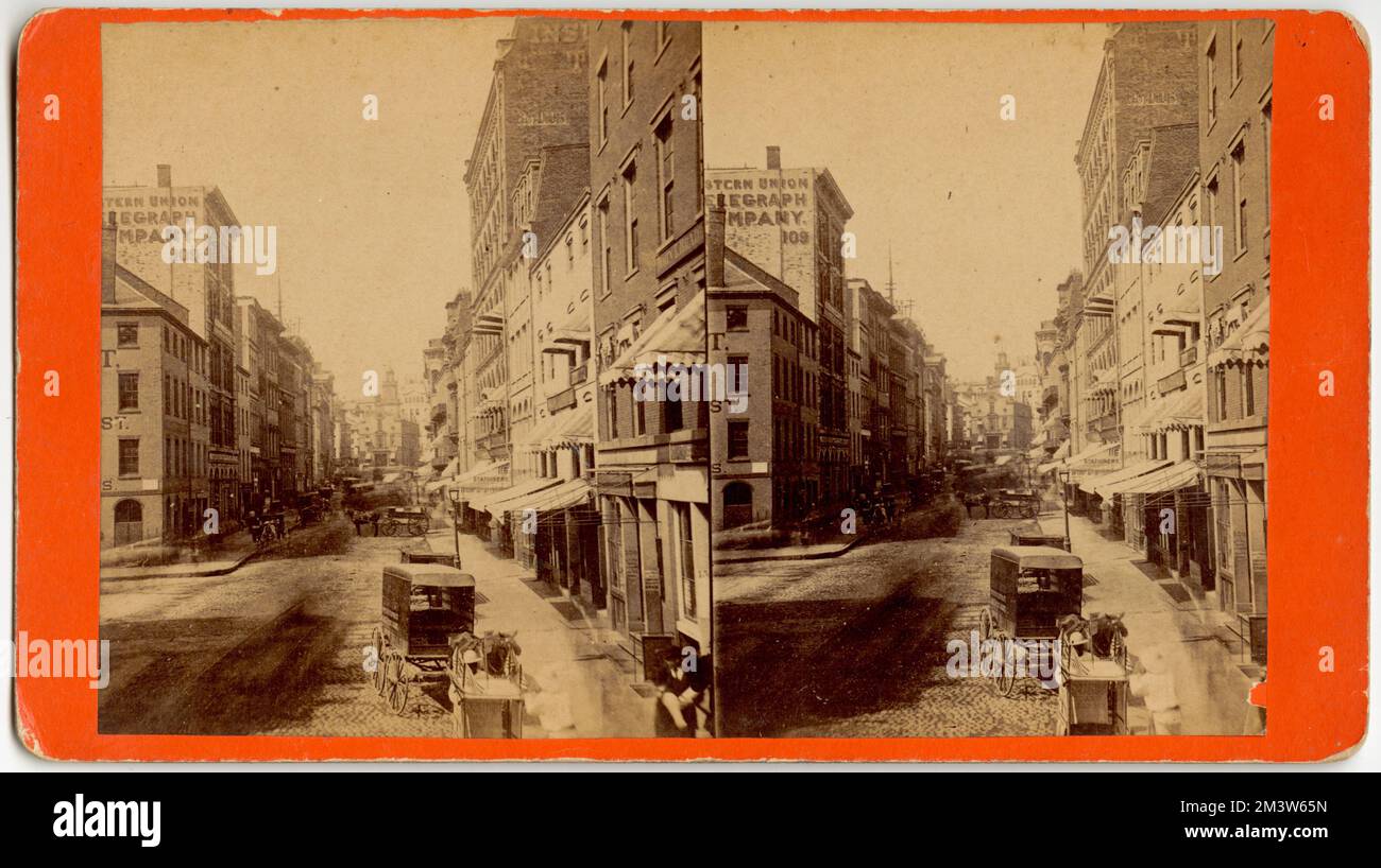 State Street, Boston , Streets, Cities & towns Stock Photo - Alamy
