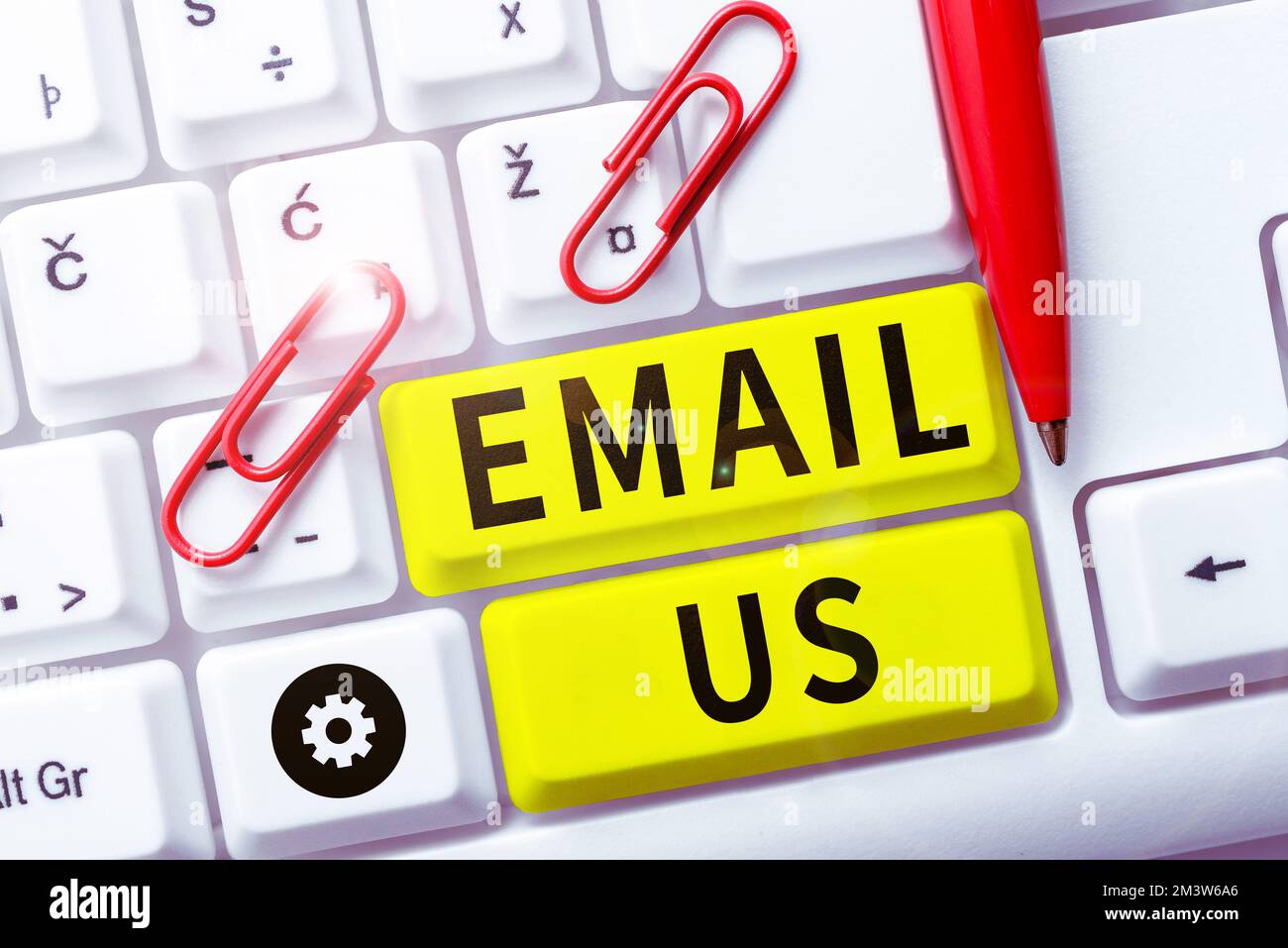 Inspiration showing sign Email Us. Concept meaning Sending a commercial ...