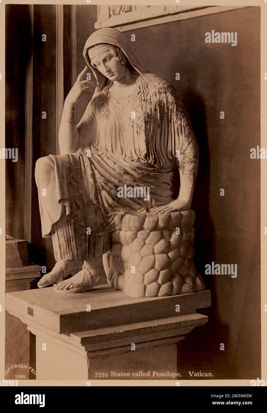 Statue called Penelope. Vatican , Antiquities, Sculpture, Penelope ...