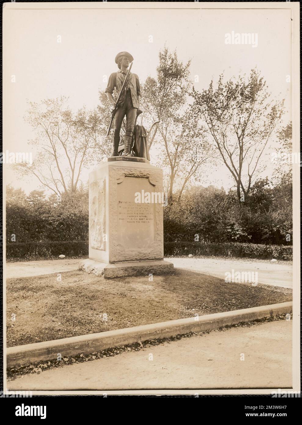 Statue of a Minuteman by Daniel Chester French, Concord, Mass ...