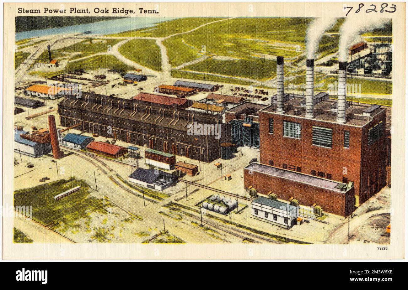 Steam Power Plant, Oak Ridge, Tenn. , Industrial facilities, Tichnor ...