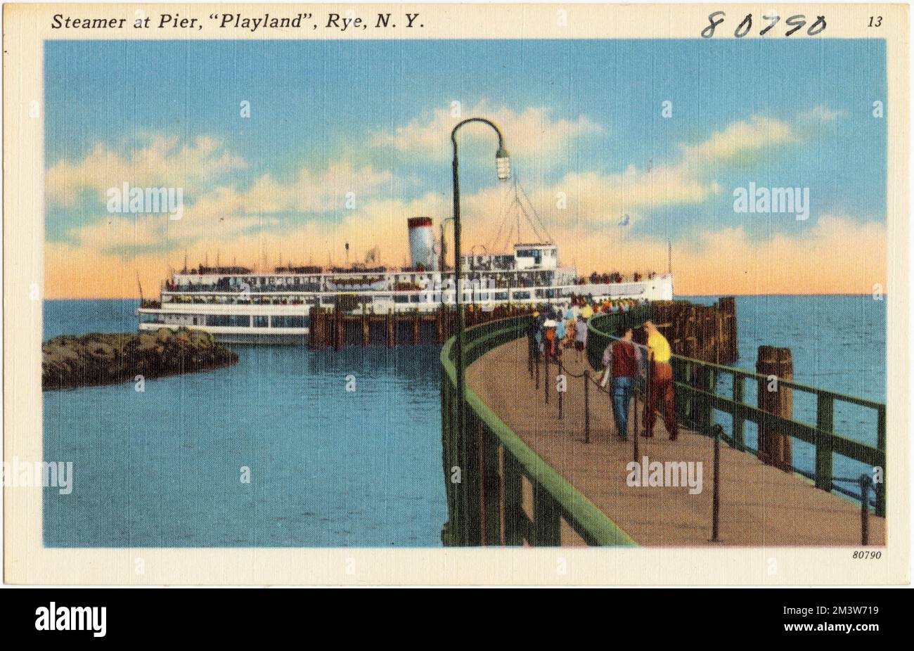 Steamer at pier, 'Playland', Rye, N. Y. , Piers & wharves, Boats ...