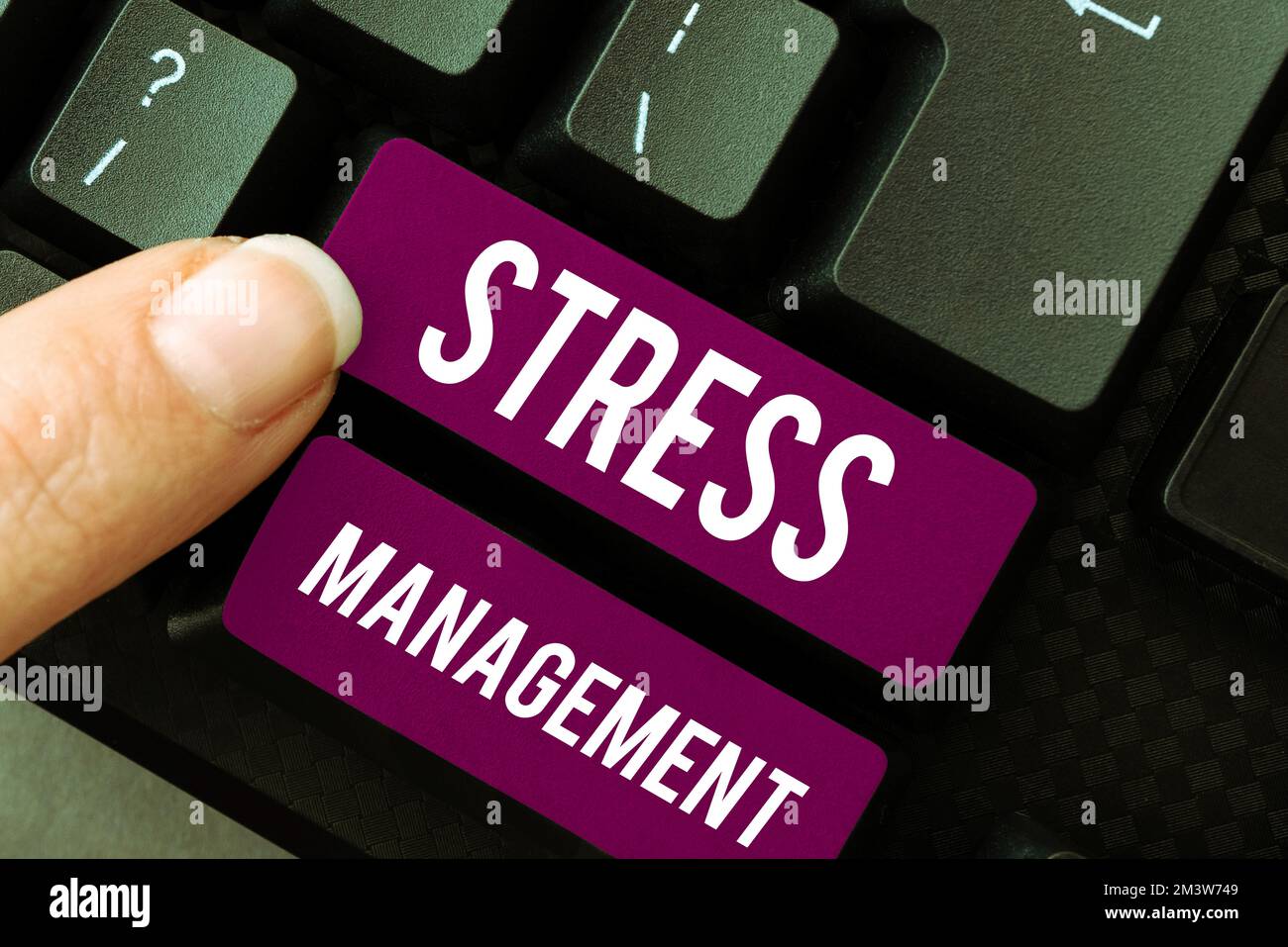 Writing displaying text Stress Management. Business approach learning ...