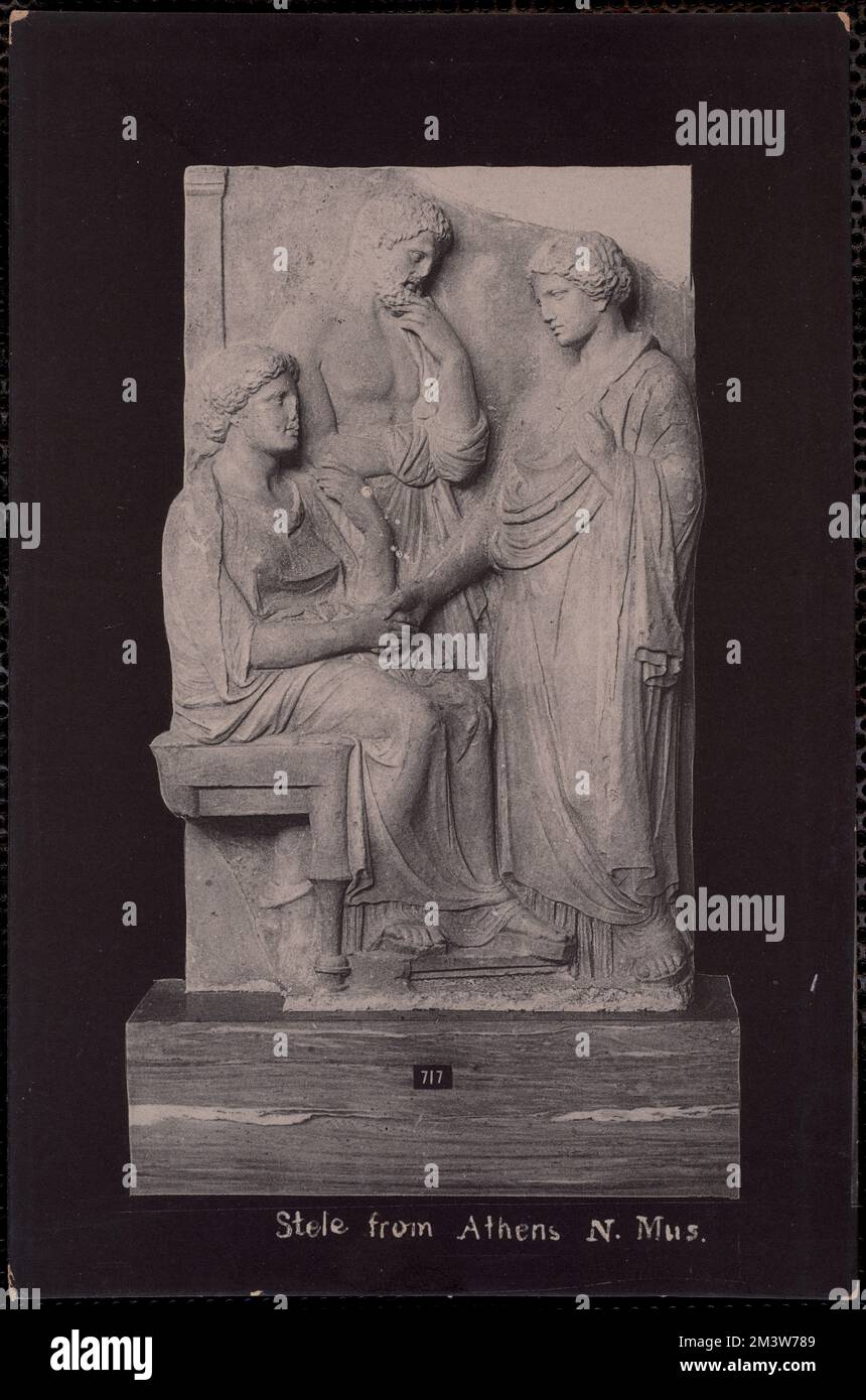 Athens museum stele hi-res stock photography and images - Alamy