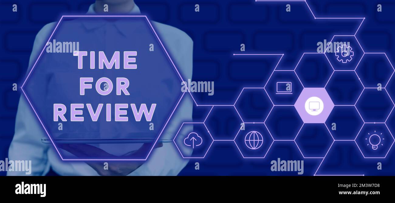 Handwriting text Time For Review. Business idea Evaluation Feedback ...