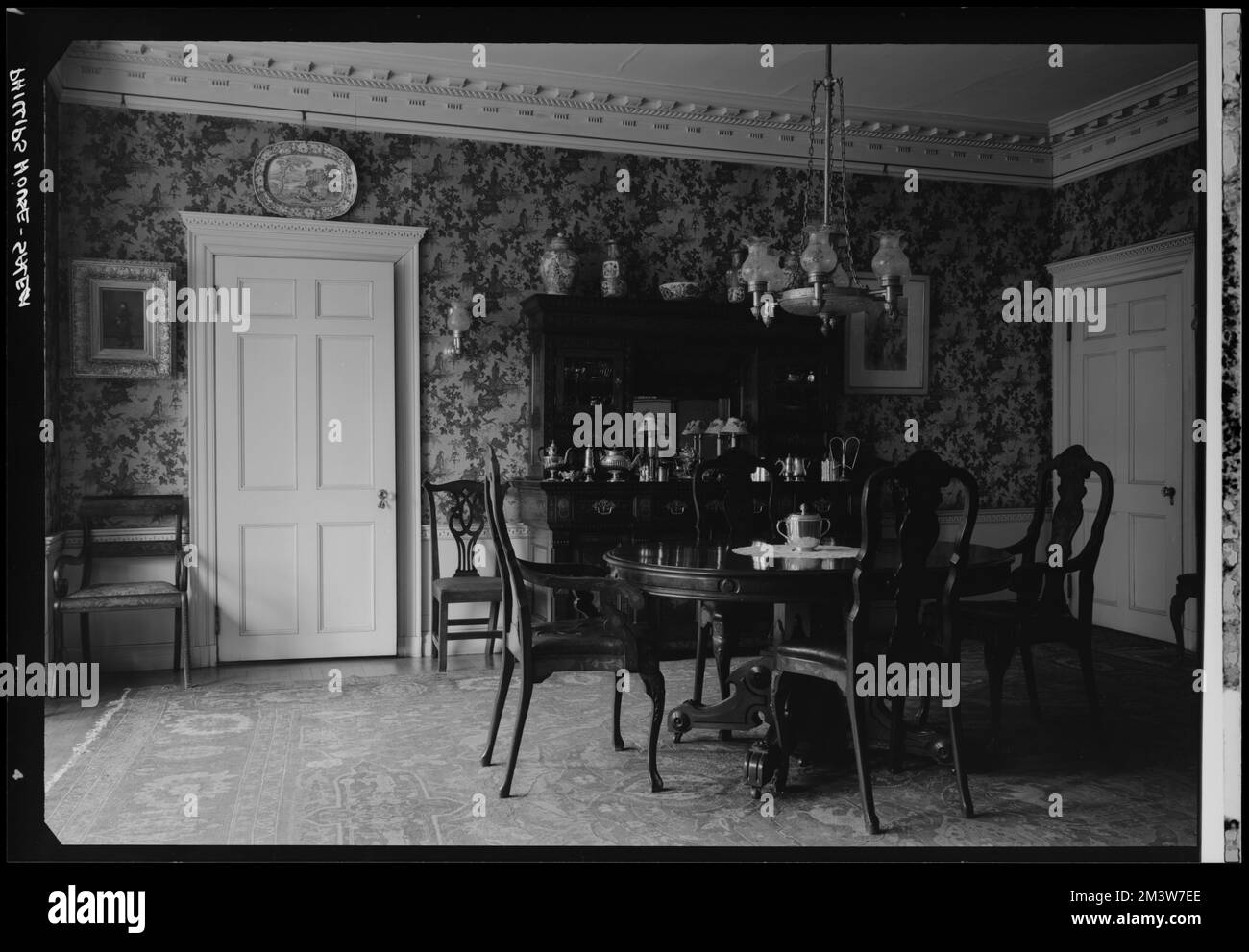 Stephen Phillips House, Salem , Dining rooms. Samuel Chamberlain ...
