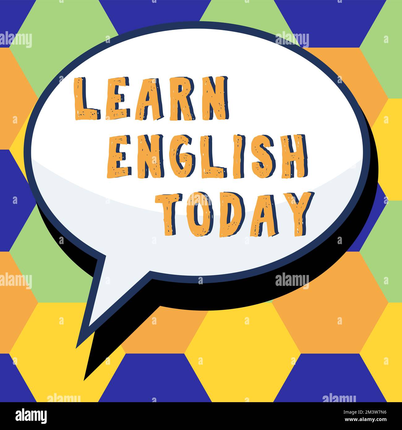 Text sign showing Learn English Today. Business idea gain or acquire ...