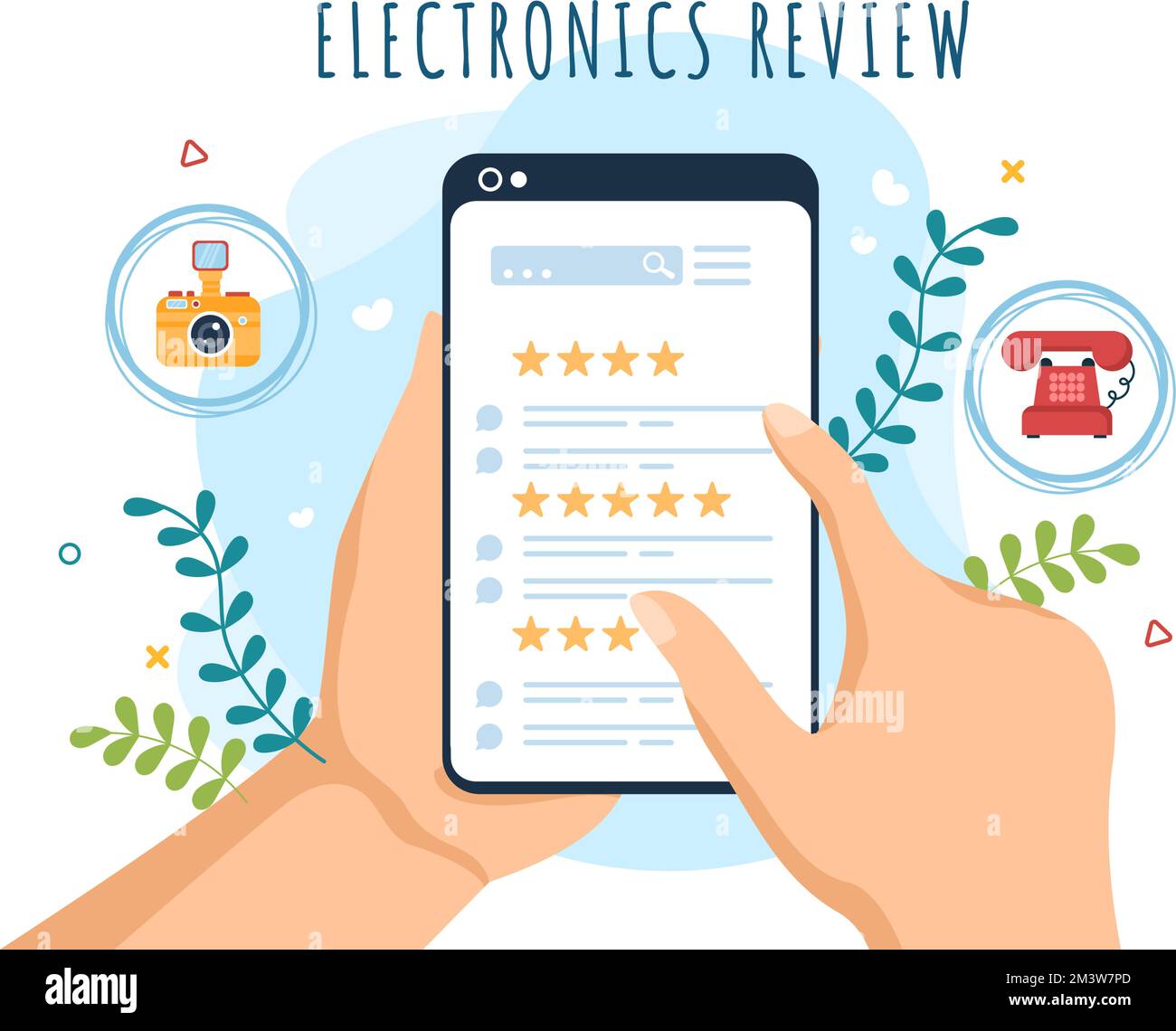 Electronics Review with Customer Rating Quality of Service or ...