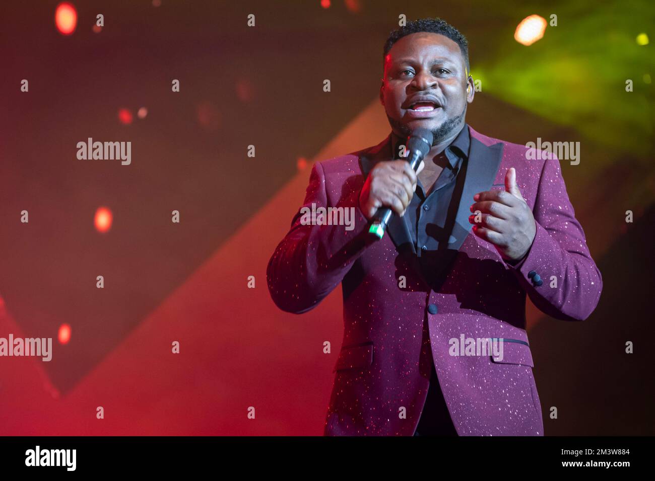 Porto, Portugal. 16th Dec, 2022. Angolan singer Matias Damasio is ...